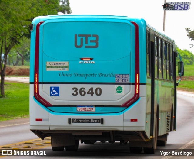UTB - União Transporte Brasília 3640 em Brasília por Ygor Busólogo - ID ...