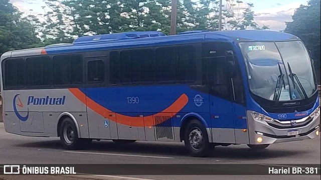 Pontual 1390 em Betim por Hariel BR-381 - ID:12606580 - Ônibus Brasil