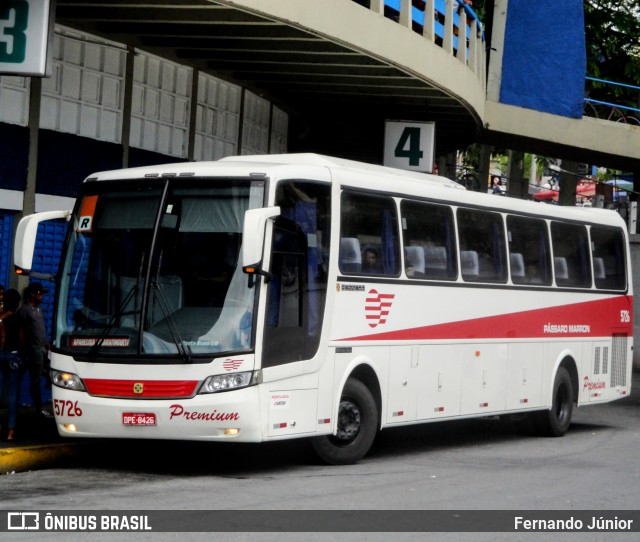 Empresa de Ônibus Pássaro Marron 5726 em Aparecida por Fernando Júnior ...