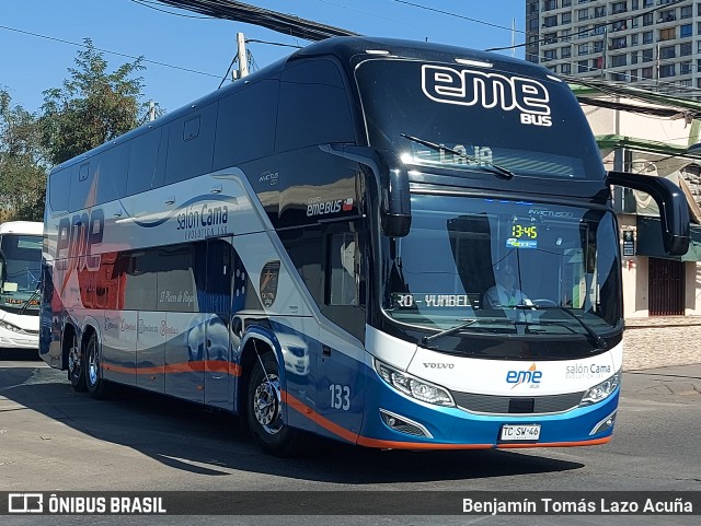 Pullman Eme Bus 133 em Estación Central por Benjamín Tomás Lazo Acuña - ID:12026765 - Ônibus Brasil
