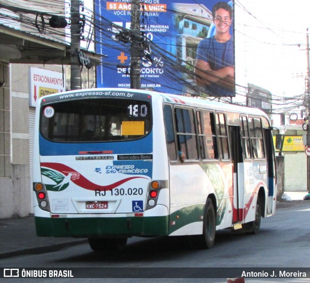 Expresso São Francisco RJ 130.020 em Nova Iguaçu por Antonio J. Moreira ...