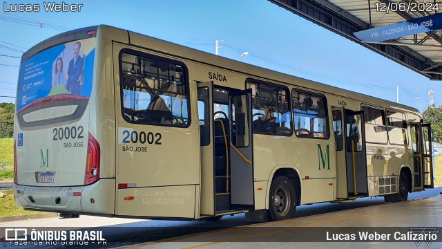 Auto Viação São José dos Pinhais 20002 em Fazenda Rio Grande por Lucas ...