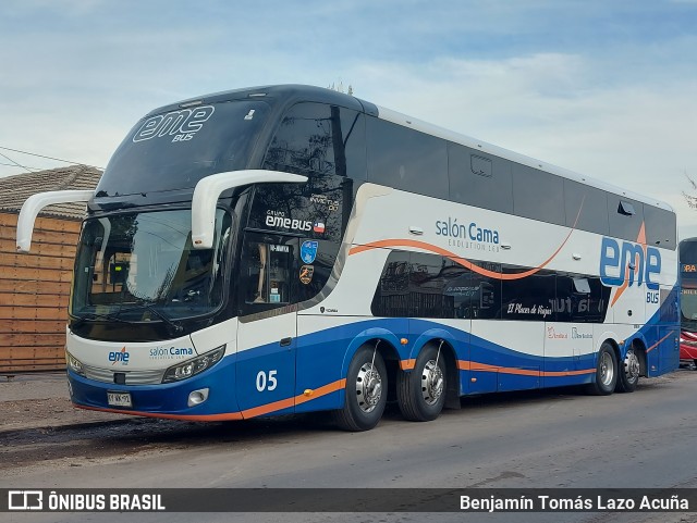 Pullman Eme Bus 05 em Estación Central por Benjamín Tomás Lazo Acuña ...